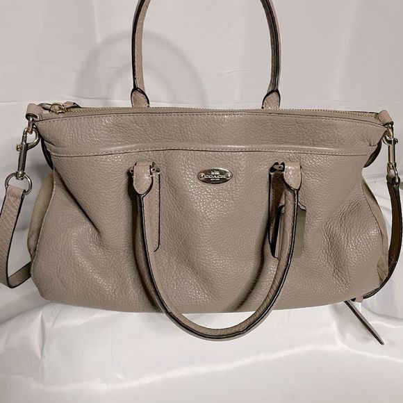 Coach | Bags | Coach Pebble Leather Satchel | Poshmark